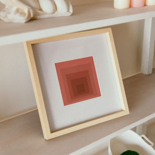 Geometric Wall Art Print: Square Set of 6 - Etsy