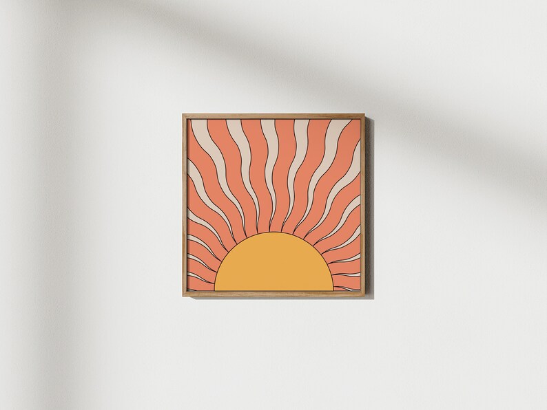 Printable Square Wall Art,square Posters,set of 6, Pink Square Wall Art ...