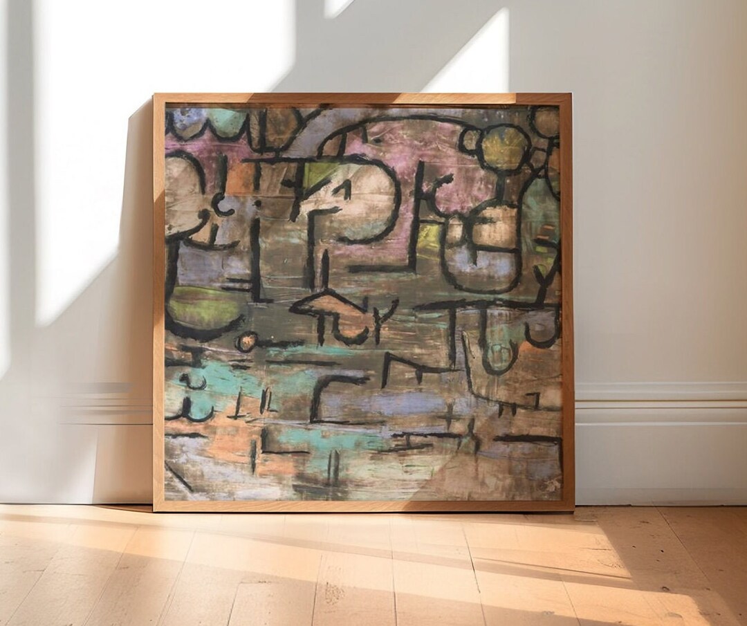 Square Printable Paul Klee Art ,paul Klee Prints , 20x20 Inch,square ...