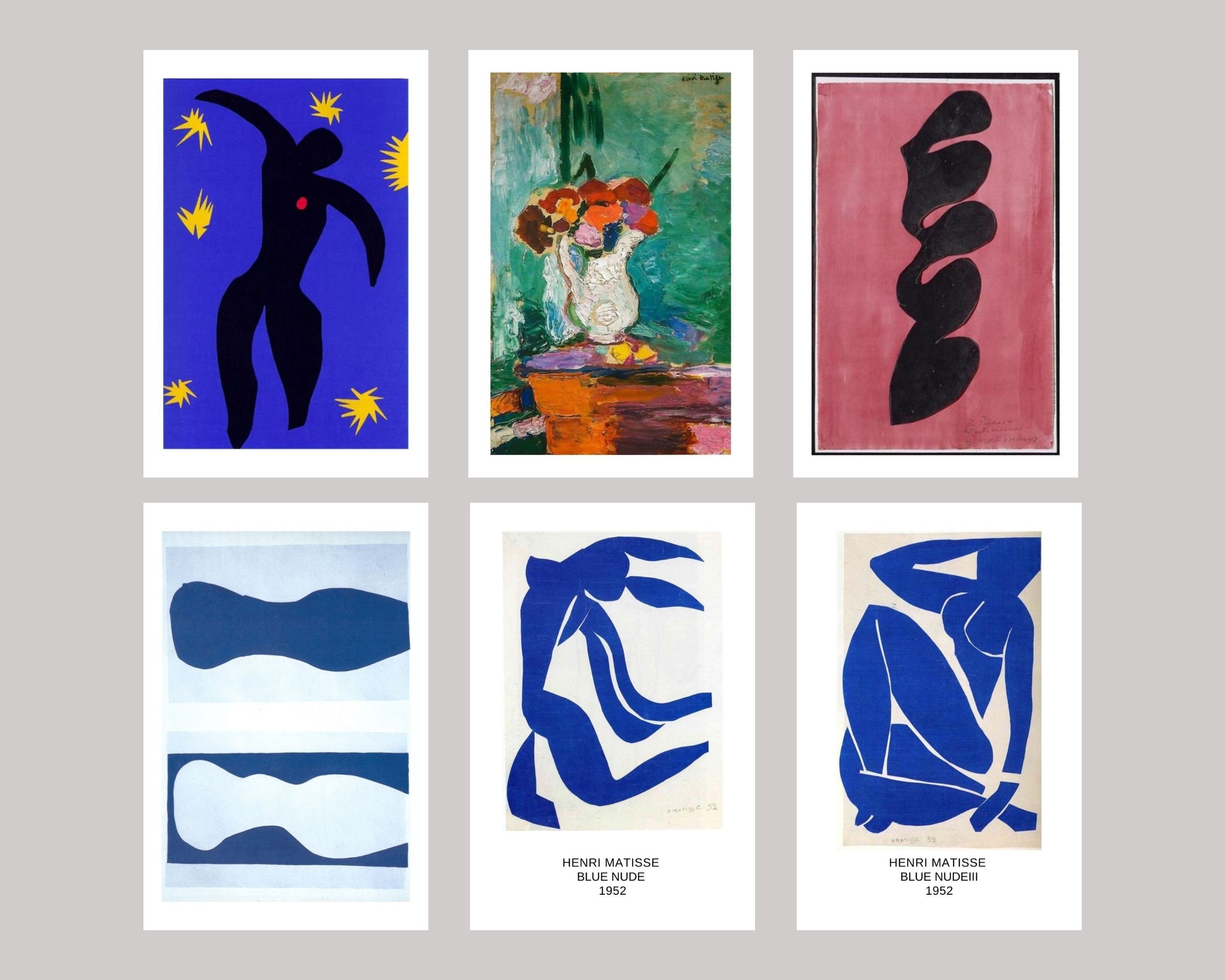 Mini Printable Matisse Art ,henri Matisse Postcards ,4x6 Inch,set of 10 ...