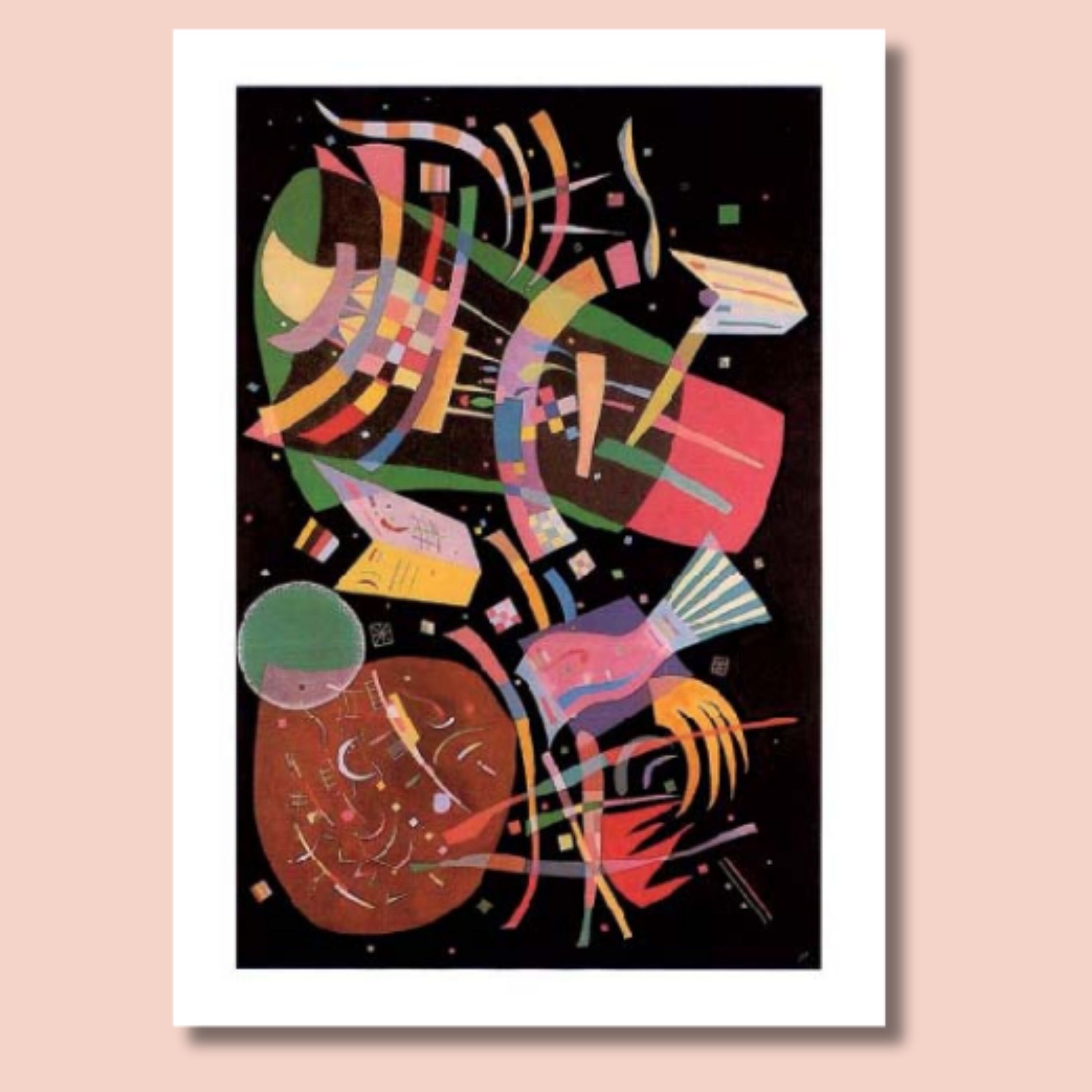 Mini Printable Kandinsky Art |vasili Kandinsky Postcards |5x7 Inch|set ...