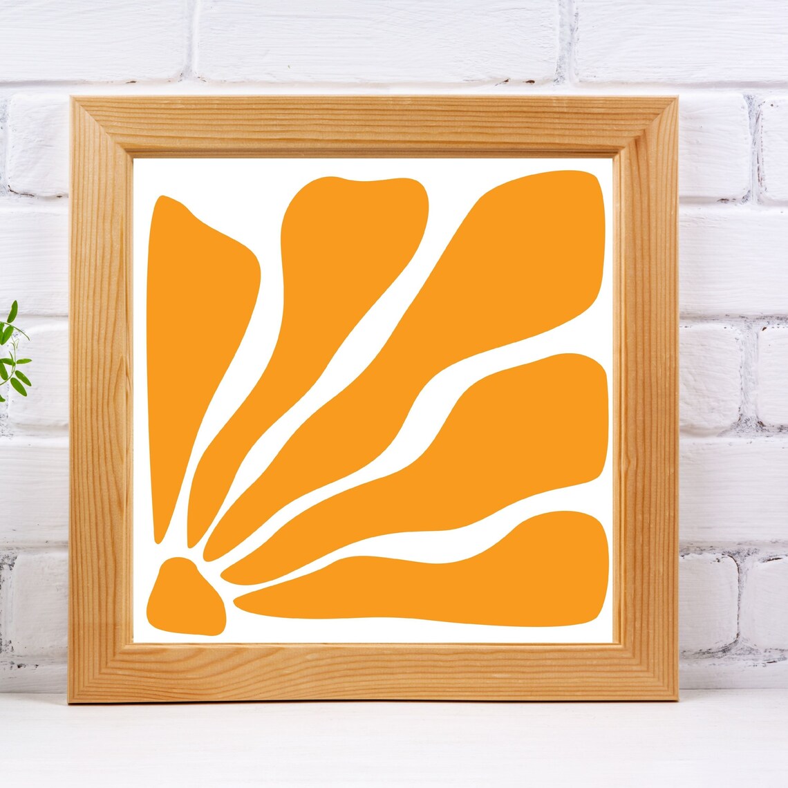 Printable Abstract Flower Art Print,floral Art Print,square Flower ...