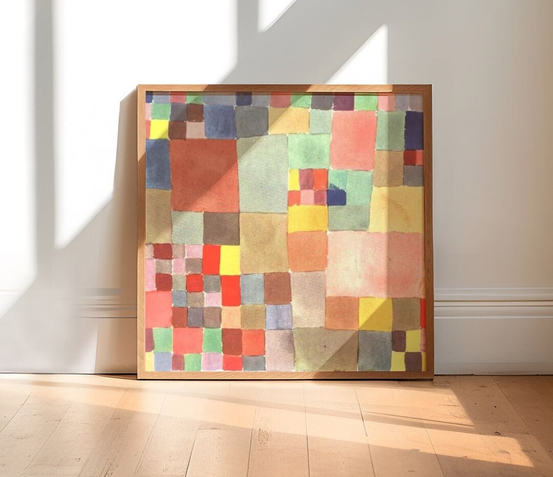Square Printable Paul Klee Art ,paul Klee Prints , 20x20 Inch,square ...