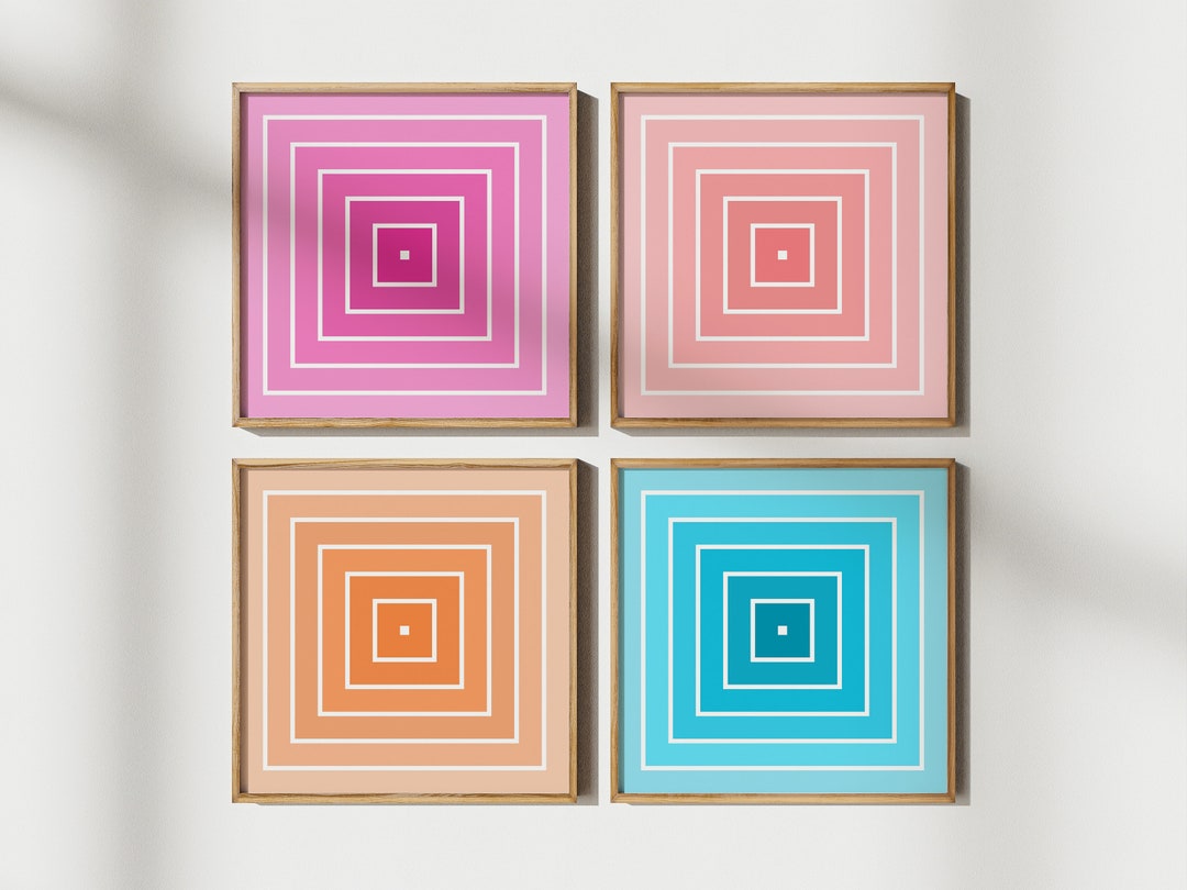 Printable Square Wall Art,square Posters, Square Geometric Wall Art ...