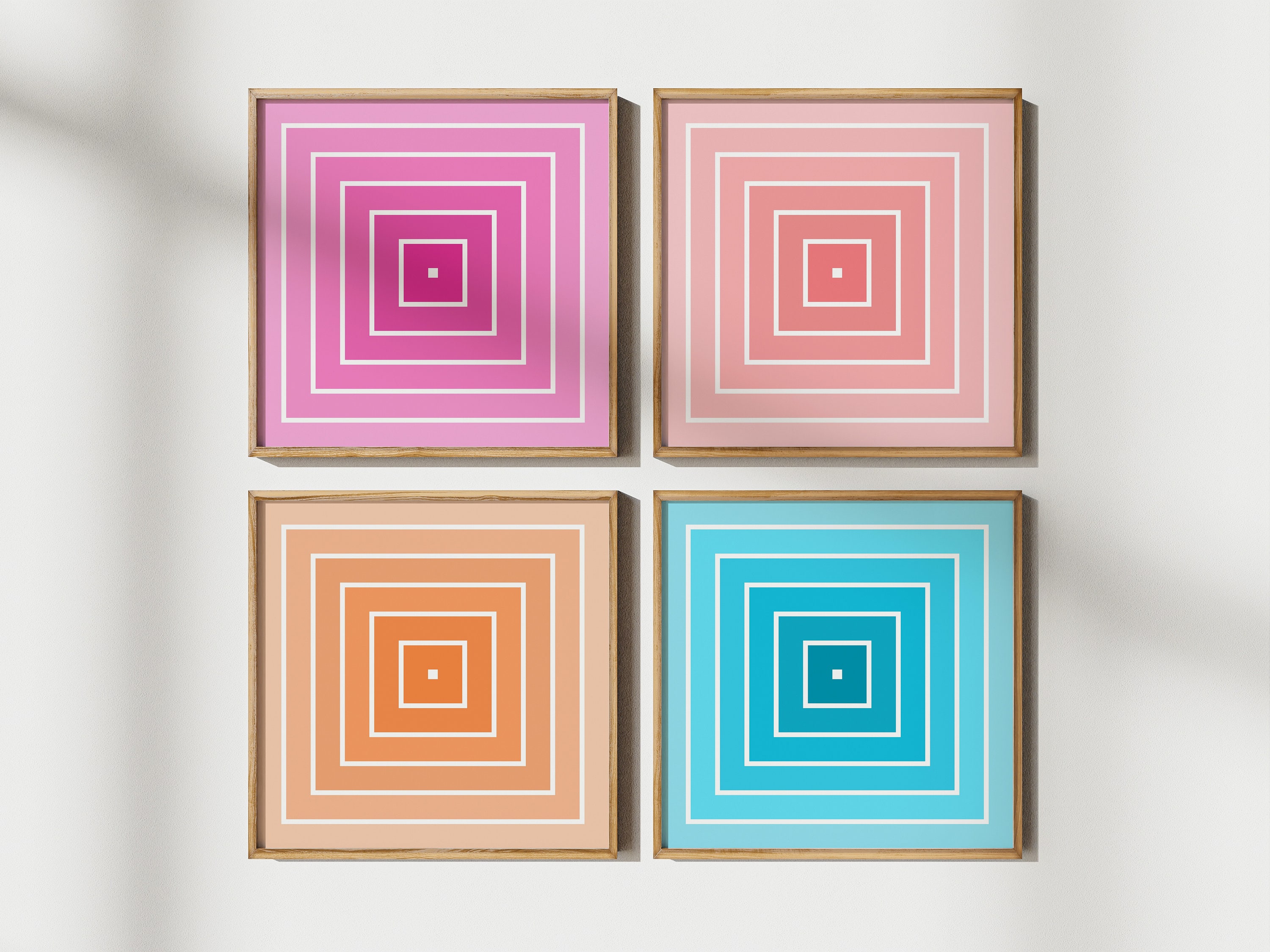 Printable Square Wall Art,square Posters, Square Geometric Wall Art ...