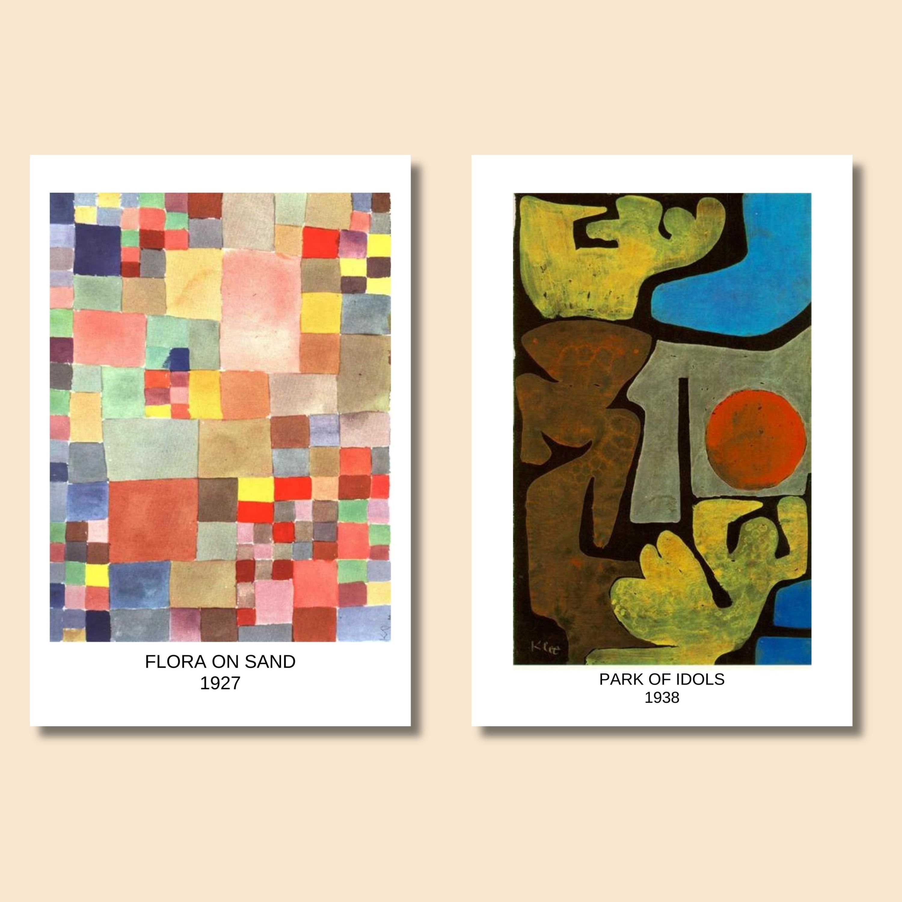 Mini Printable Paul Klee Art ,paul Klee Postcards ,4x6 Inch,set of ...