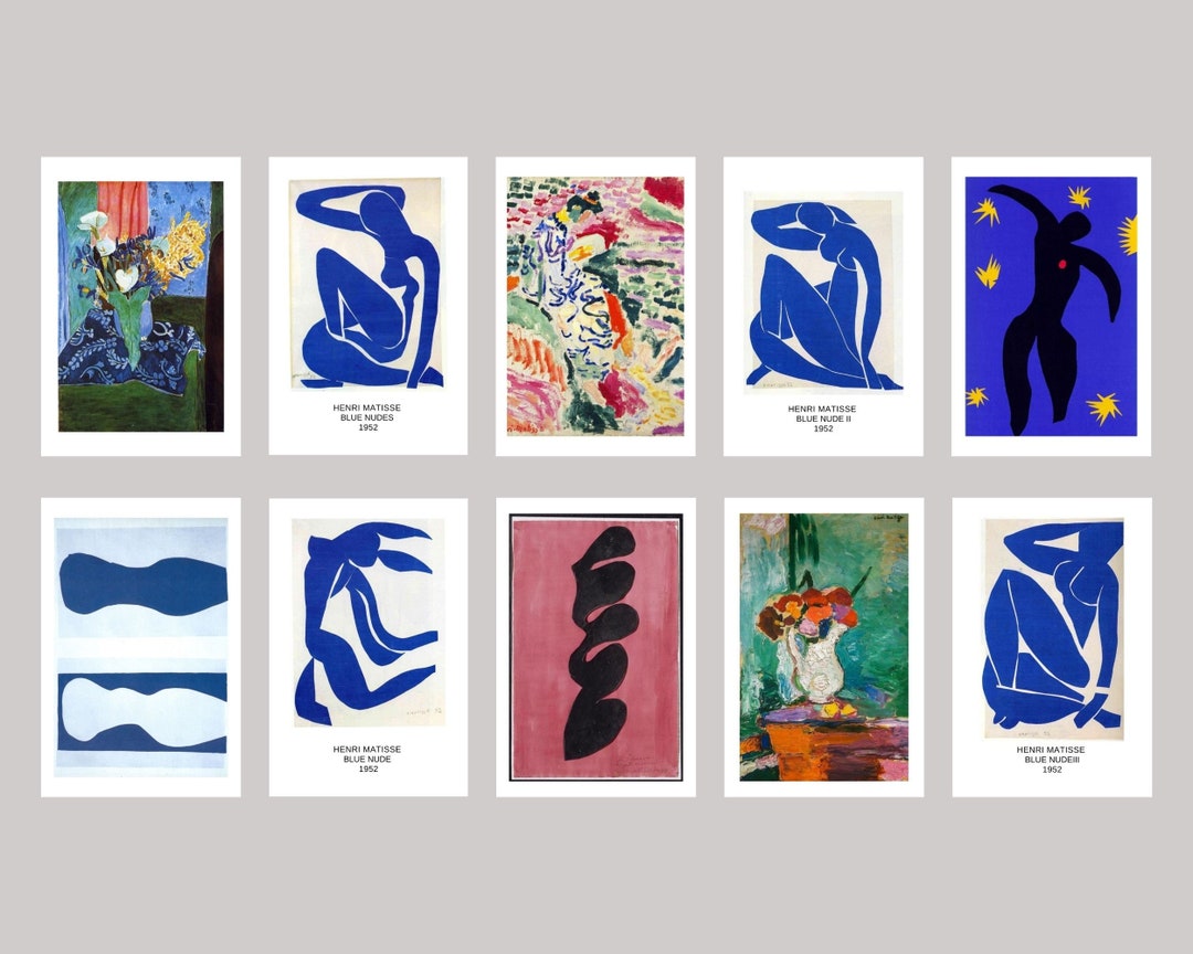 Mini Printable Matisse Art henri Matisse Postcards 4x6 - Etsy