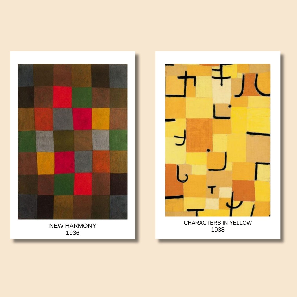 Mini Printable Paul Klee Art ,paul Klee Postcards ,4x6 Inch,set of ...