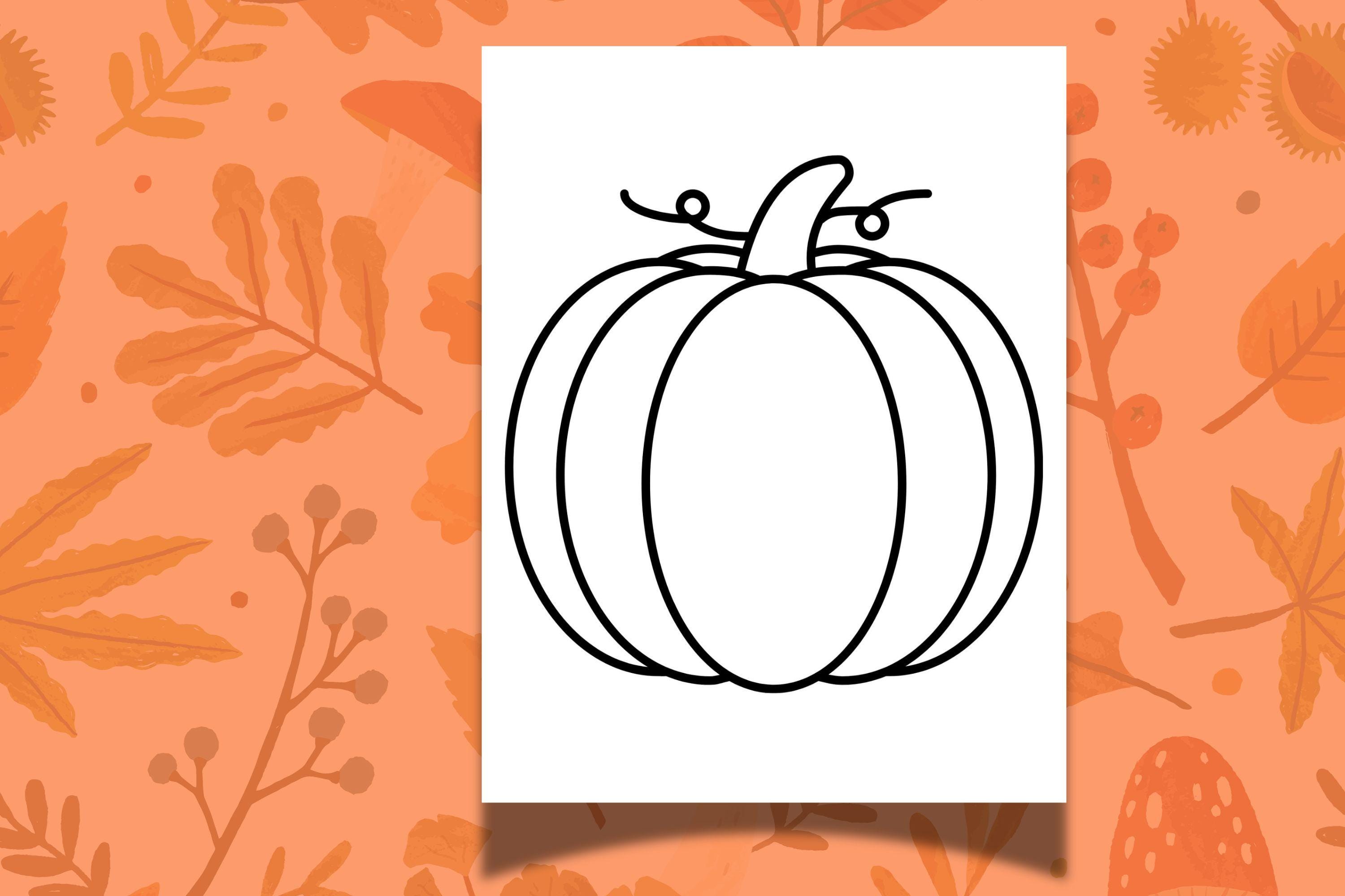 20 Printable Autumn Pumpkin Coloring Pages ,coloring Pages for Kids ...