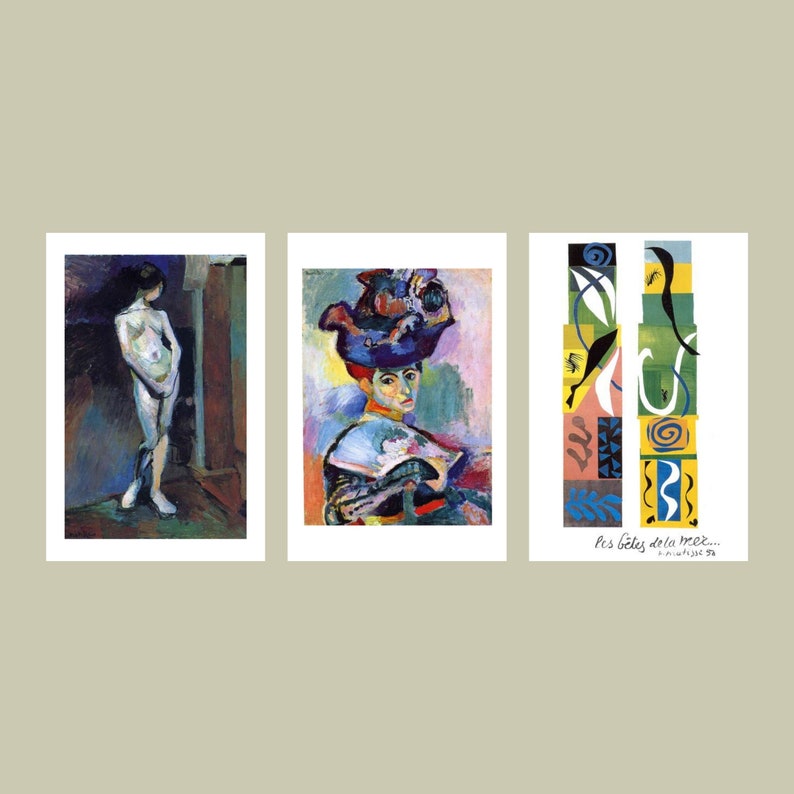 Mini Printable Matisse Art henri Matisse Postcards 4x6 Inchset of ...