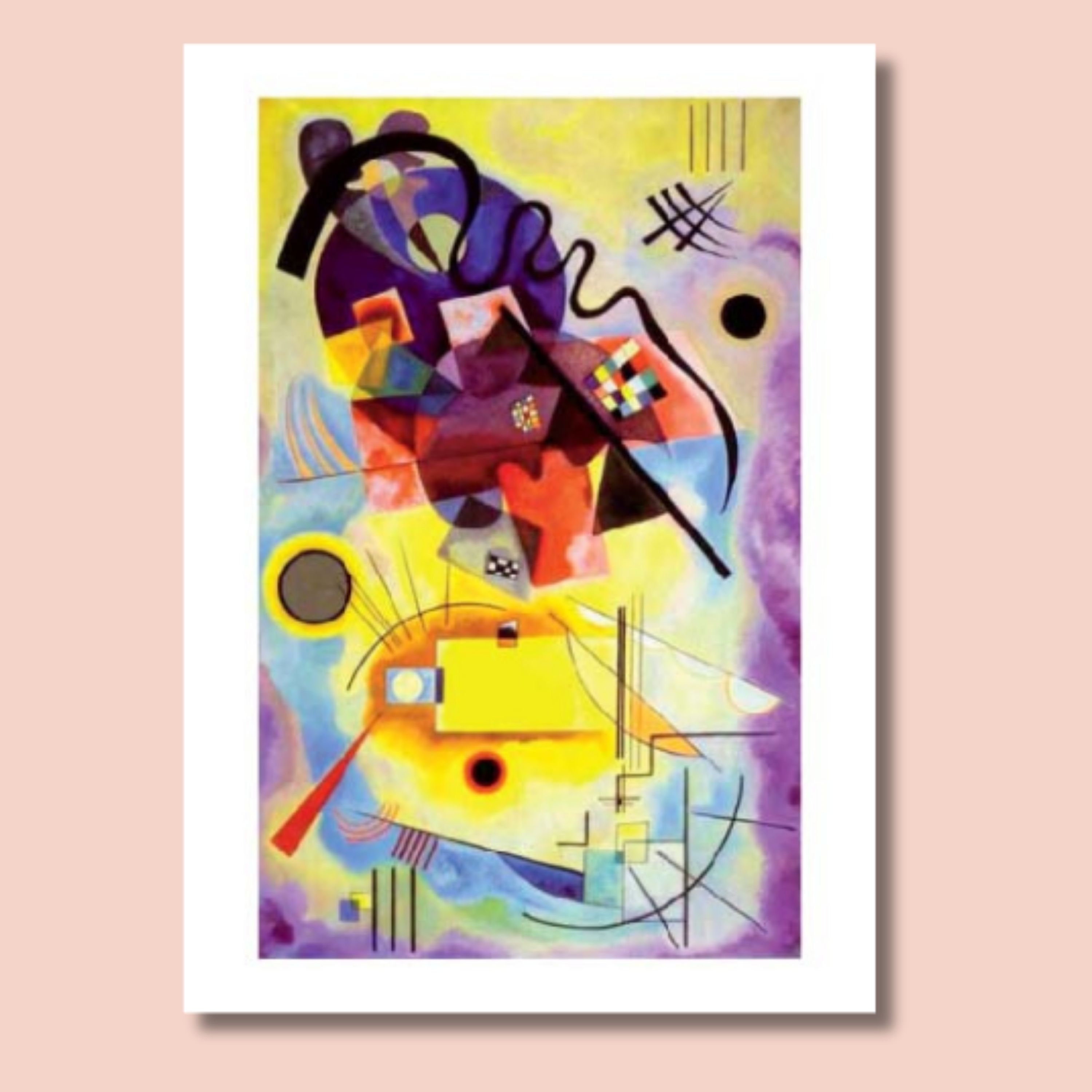Mini Printable Kandinsky Art |vasili Kandinsky Postcards |5x7 Inch|set ...