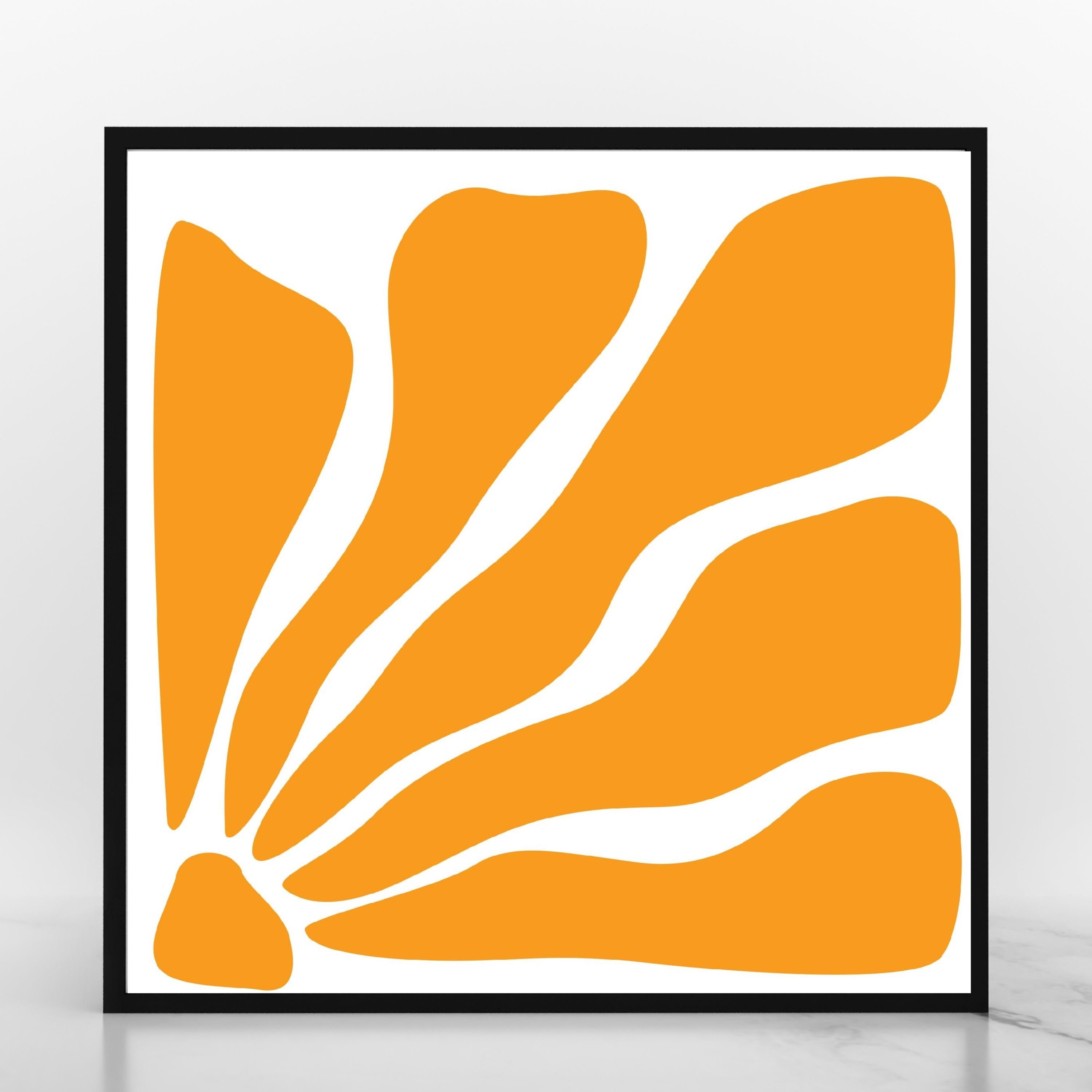 Printable Abstract Flower Art Print,floral Art Print,square Flower ...