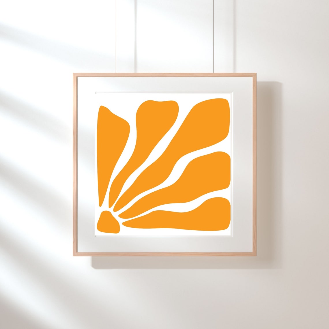 Printable Abstract Flower Art Print,floral Art Print,square Flower ...