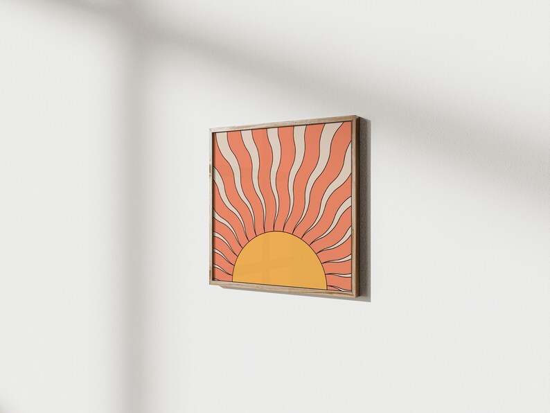 Printable Square Wall Art,square Posters,set of 6, Pink Square Wall Art ...