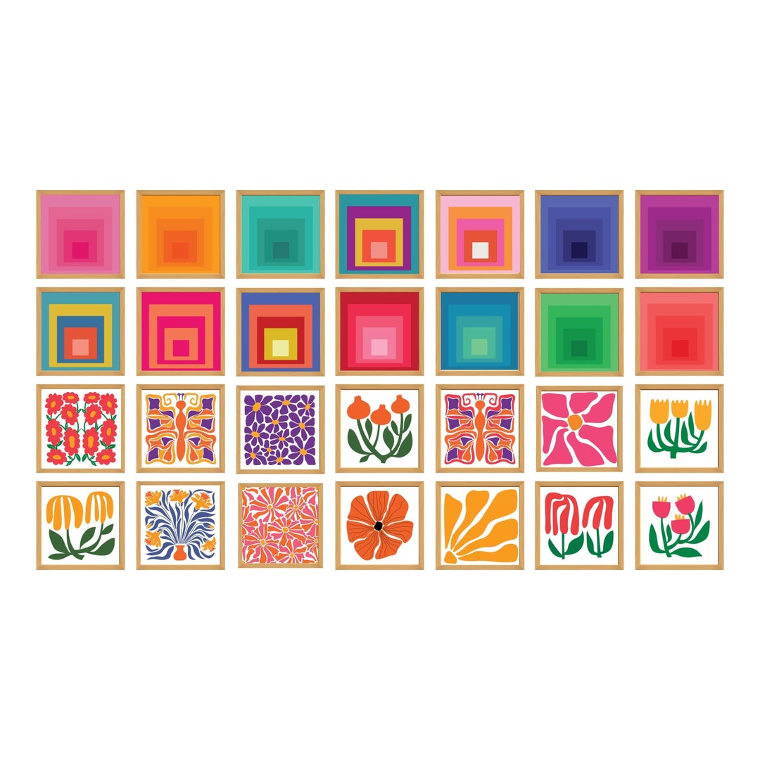 Printable Square Wall Art,square Wall Art Prints,square Poster Print ...