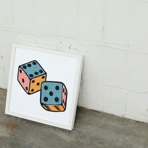 Printable Wall Art, Square Retro Wall Art, Retro Poster, Retro Prints ...