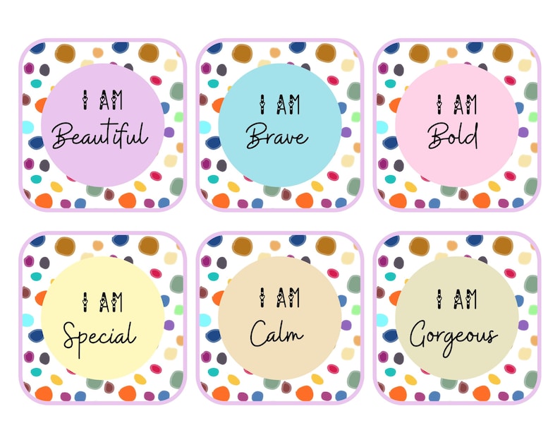 Printable Positive Affirmation Cards Motivational Quotes Affirmations ...