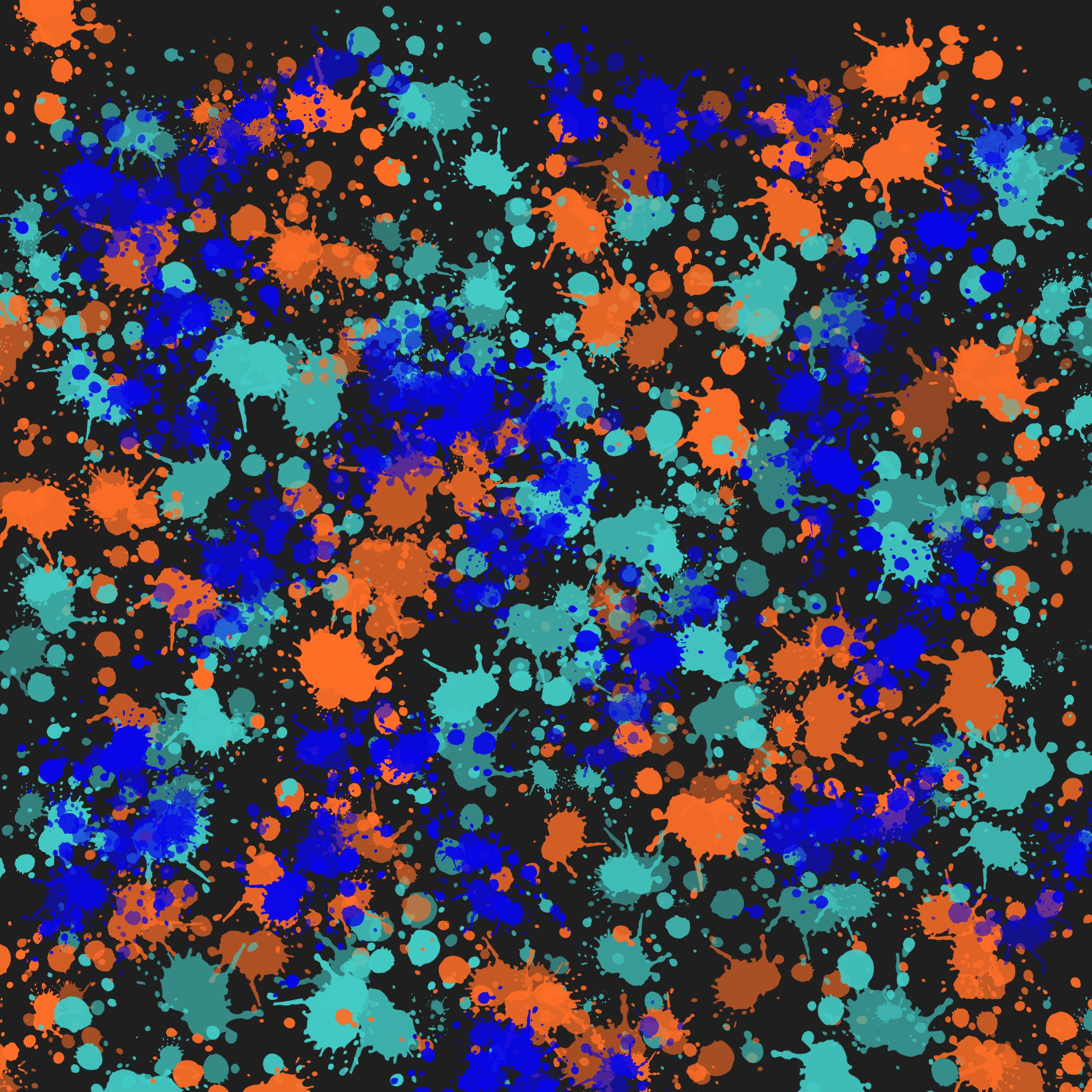 Neon Paint Splatter Scrapbooking Digital Paper Neon Colors Decorative ...