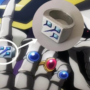 Ainz Ooal Gown Ring Inspired From Overlord Anime, 925 Sterling Silver ...