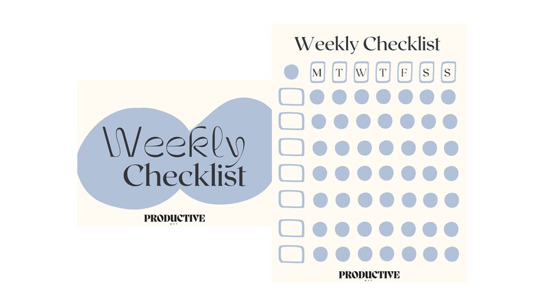 Printable Checklist. Daily Digital Habit Checklist. Weekly Printable ...