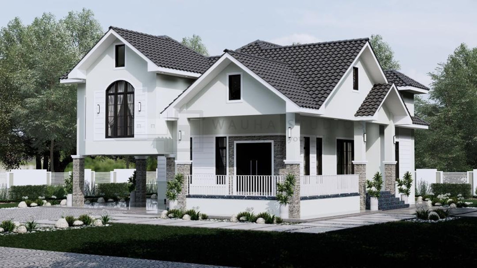 Edesign E224 03 | 4 Bedrooms 4 Bathrooms | the Cottage Style | House Design | 3D House | Modern ...