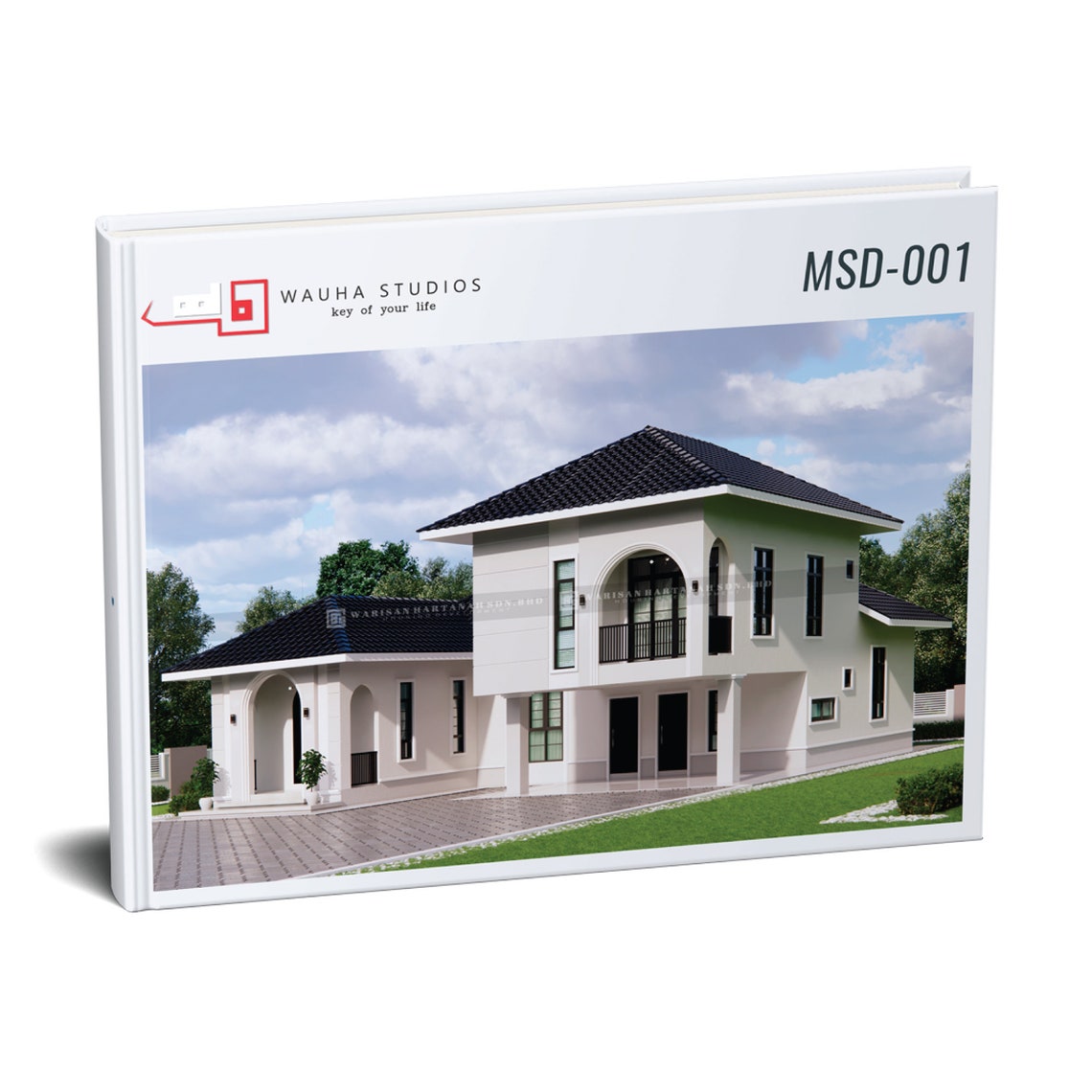 Edesign MSD 001 | 4 Bedrooms 4 Bathrooms | the Meditteranean Style | House Design | 3D House ...