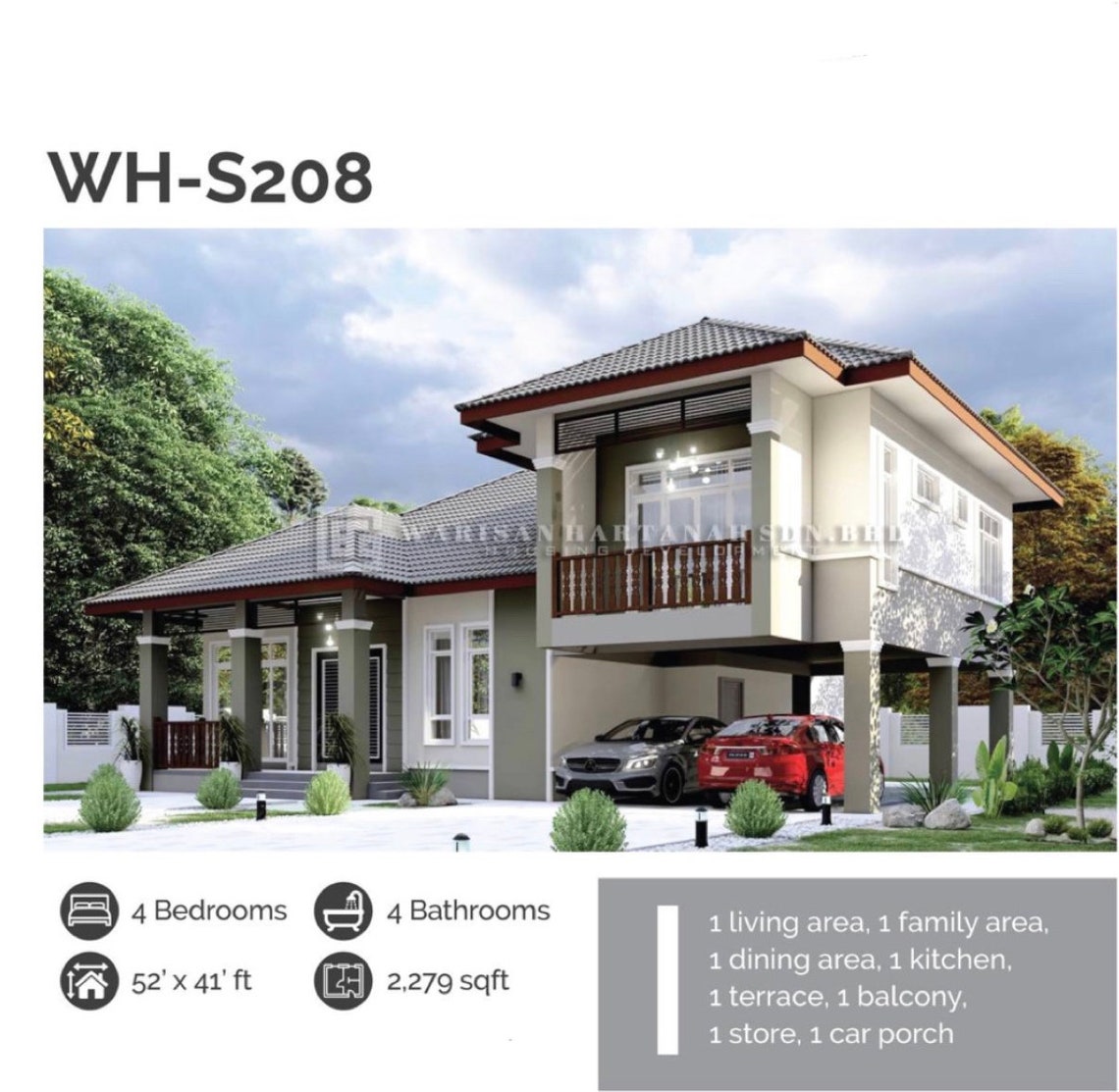 Edesign WH 208R | 4 Bedrooms 4 Bathrooms | House Design | 3D House | Modern House | Architecture ...