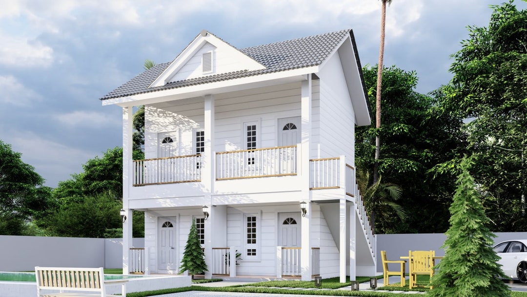 Double Storey Unit Design for Chalet | House Design | 3D House | Modern ...