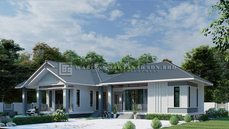 Edesign 2206 | Modern Landed | House Design | 3D House | Modern House ...