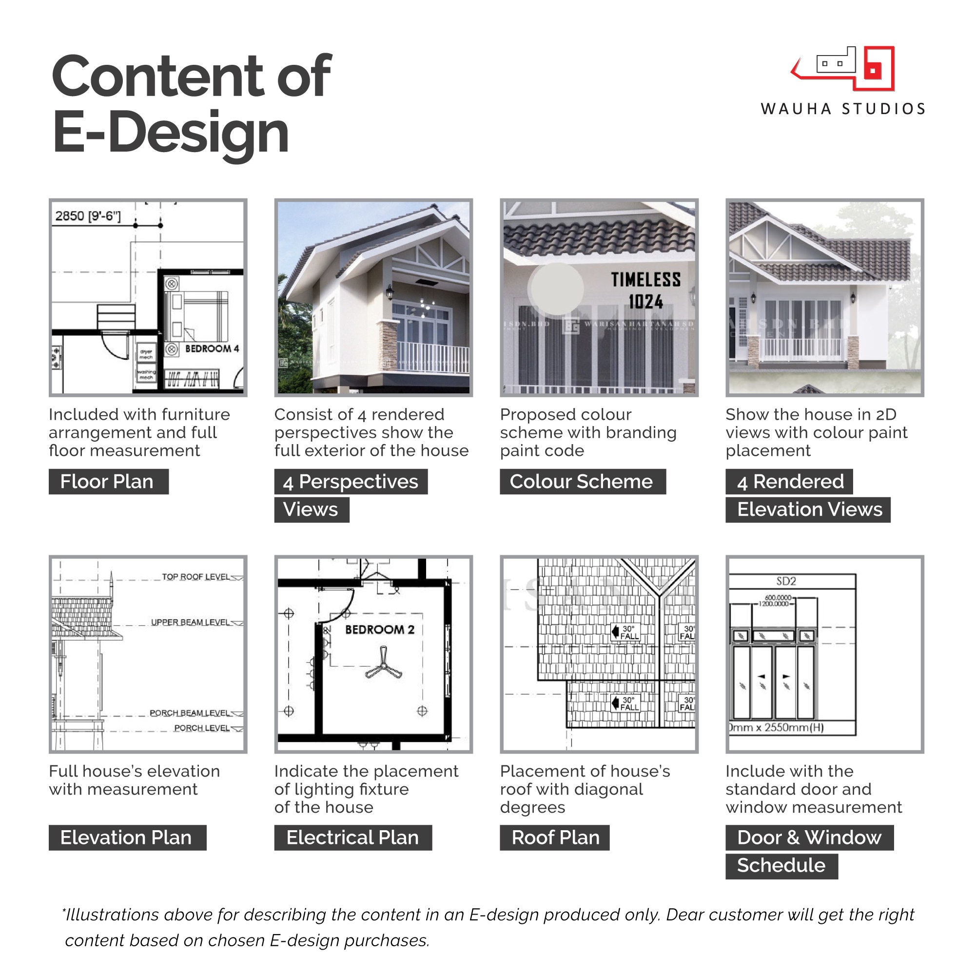 Edesign WH 208R | 4 Bedrooms 4 Bathrooms | House Design | 3D House ...