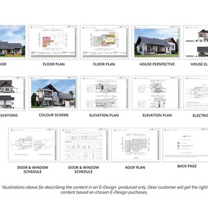 Scandinavian House Design: 6 Bedroom, 4 Bathrooms (PDF) - Etsy