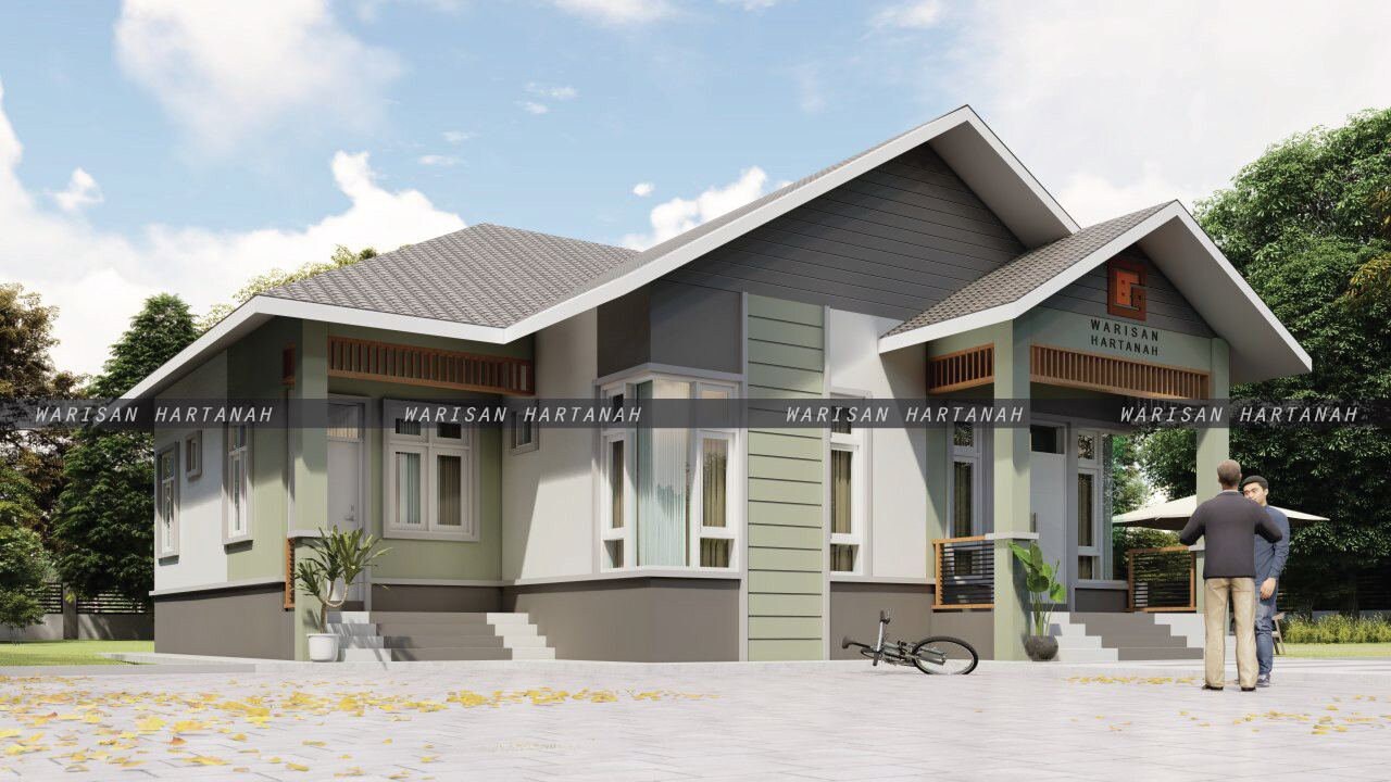 Edesign WH M06 | Modern Landed | House Design | 3D House | Modern House ...