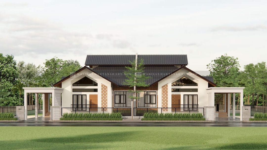 Edesign Semid House SD08 | 3 Bedrooms 2 Bathrooms (each Unit) | House ...