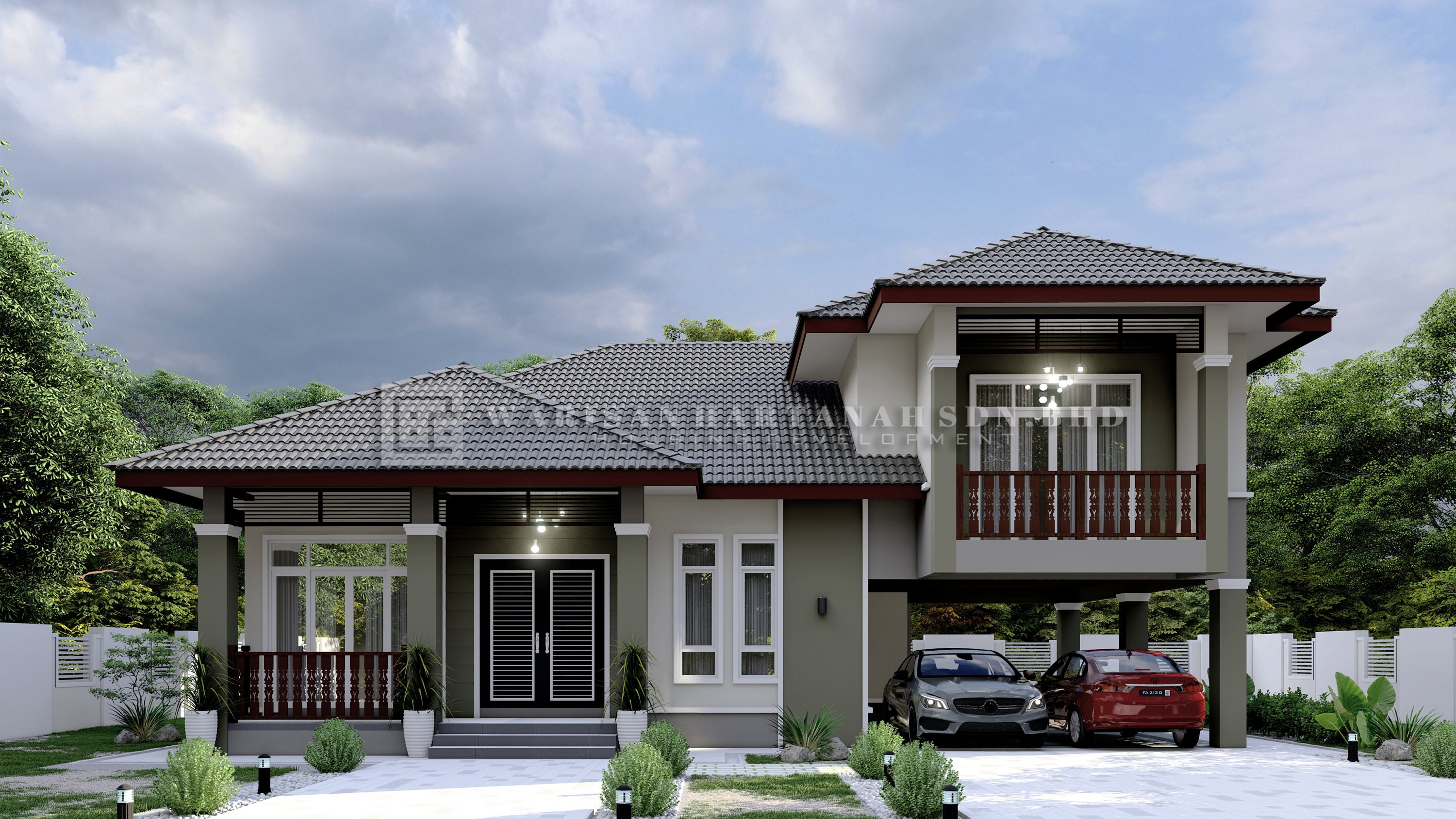 Edesign WH 208R | 4 Bedrooms 4 Bathrooms | House Design | 3D House ...