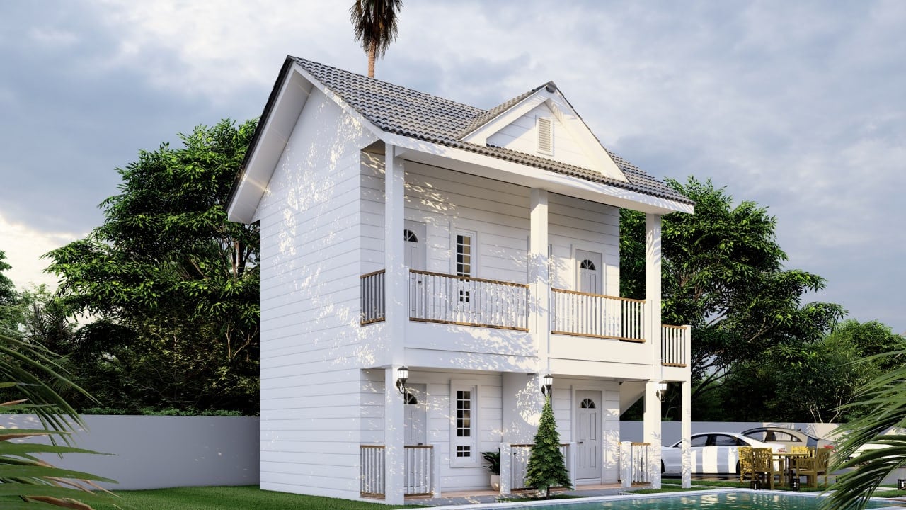 Double Storey Unit Design for Chalet | House Design | 3D House | Modern ...