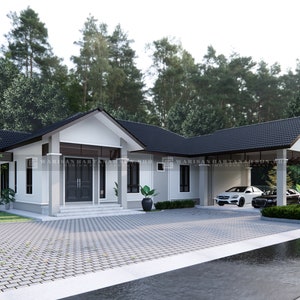 Edesign 2204 | Modern Landed | House Design | 3D House | Modern House ...