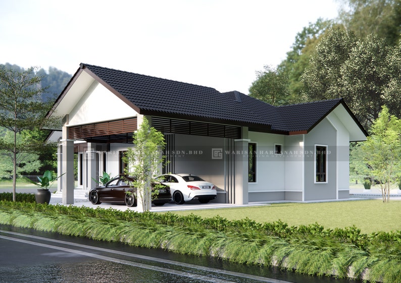 Edesign 2204 | Modern Landed | House Design | 3D House | Modern House ...