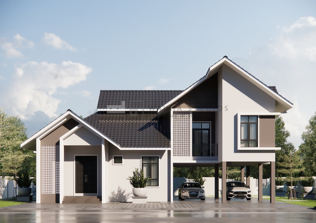 Edesign OMD 001 | 4 Bedrooms 3 Bathrooms | House Design | 3D House ...