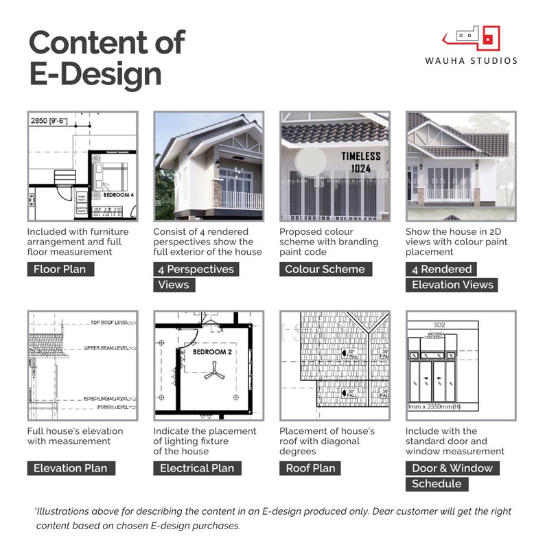 Edesign IYD 002 | 5 Bedrooms 4 Bathrooms | Indoor Yard Design | House Design | 3D House | Modern ...