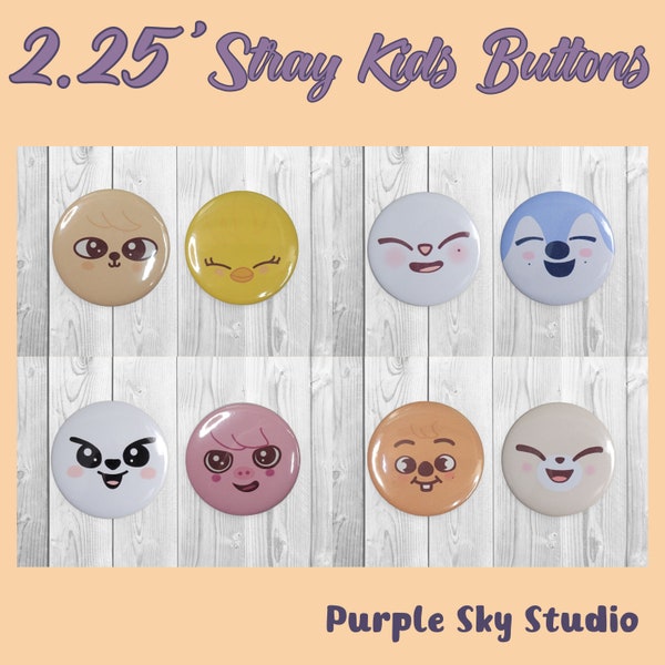Stray Kids Button Pins - Etsy