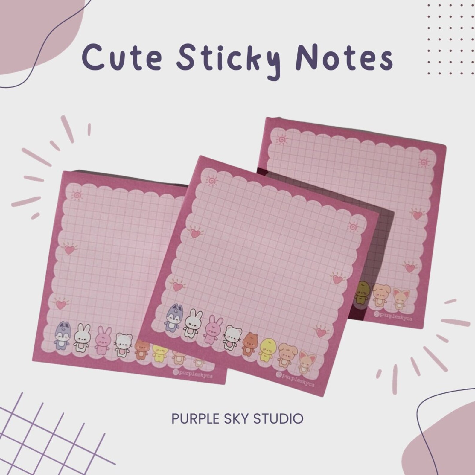 SKZ Inspired Sticky Notes! Stray Kids Inspired Merch, Gifts for STAY ...