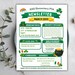 Editable March Newsletter Template, St Patricks PTO PTA School News ...