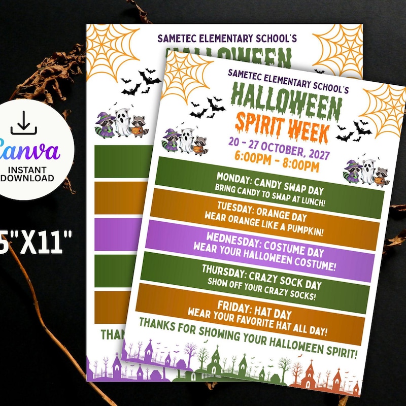 Halloween Spirit Week - Etsy