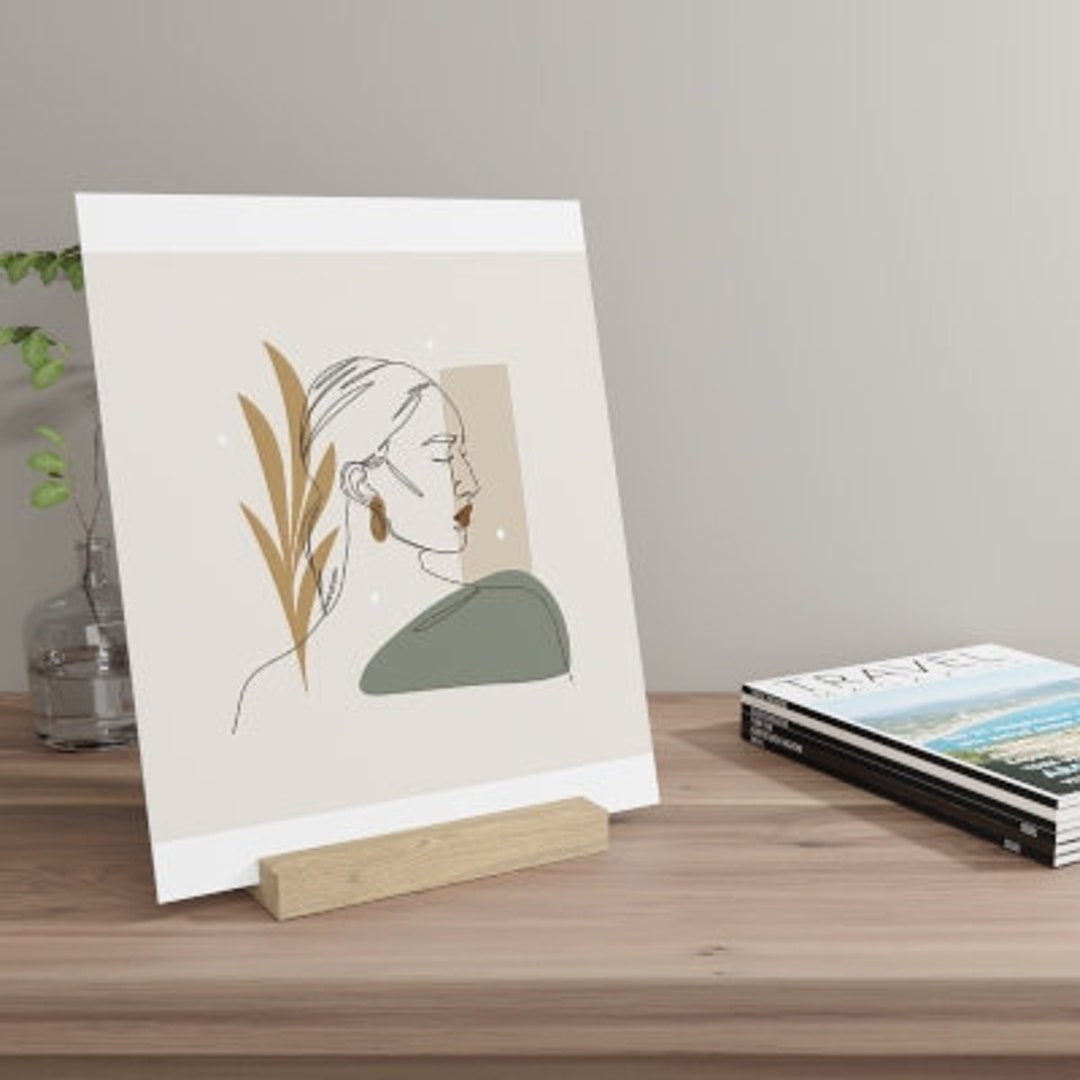 Home Art Decor Gallery Board With Stand - Etsy