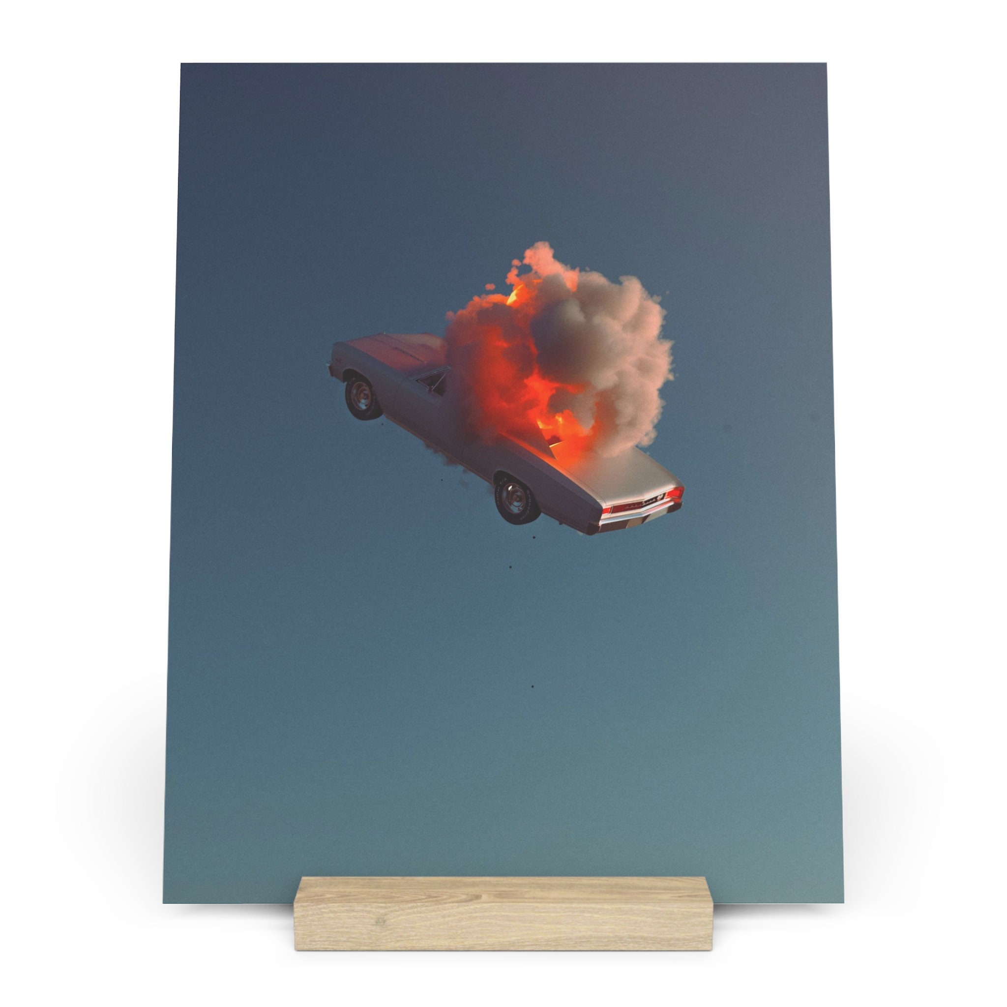 Home Art Decor Gallery Board With Stand - Etsy