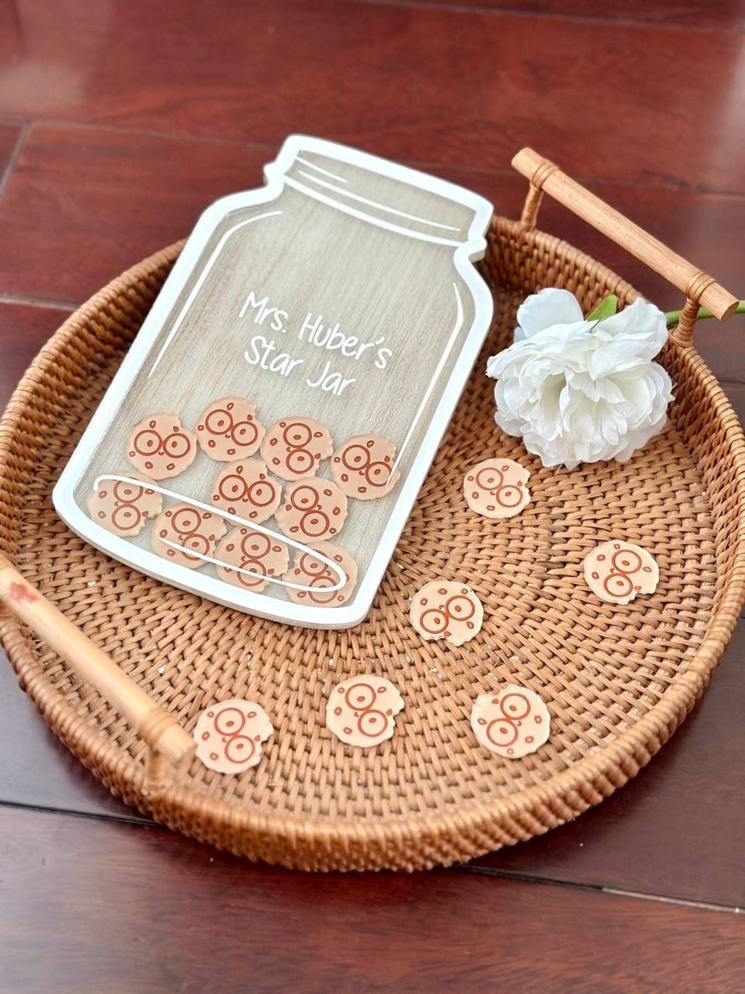 Custom Reward Jar With Tokens Classroom Teacher Star Jar Chore Chart ...