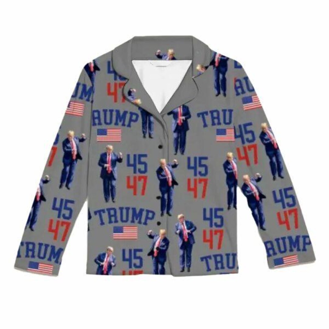 A New Chapter in American History Pajama Set, Trump Dancing Christmas ...