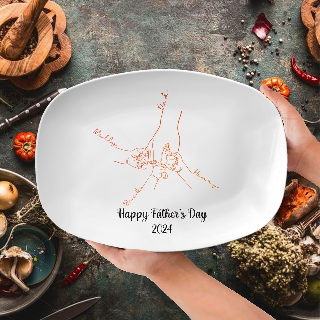 Personalized Daddy Grilling Platter for Father's Day Gift BBQ Grilling ...