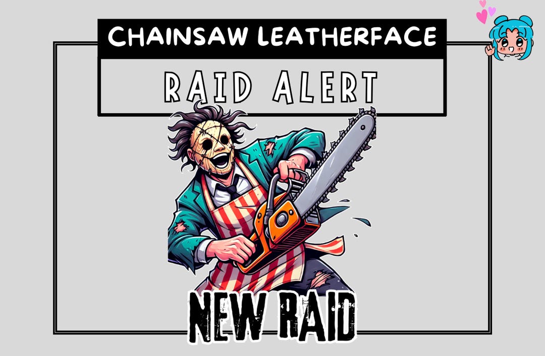 Leatherface Animated Alert | Twitch Alert | Raid Alert | Twitch Alerts ...