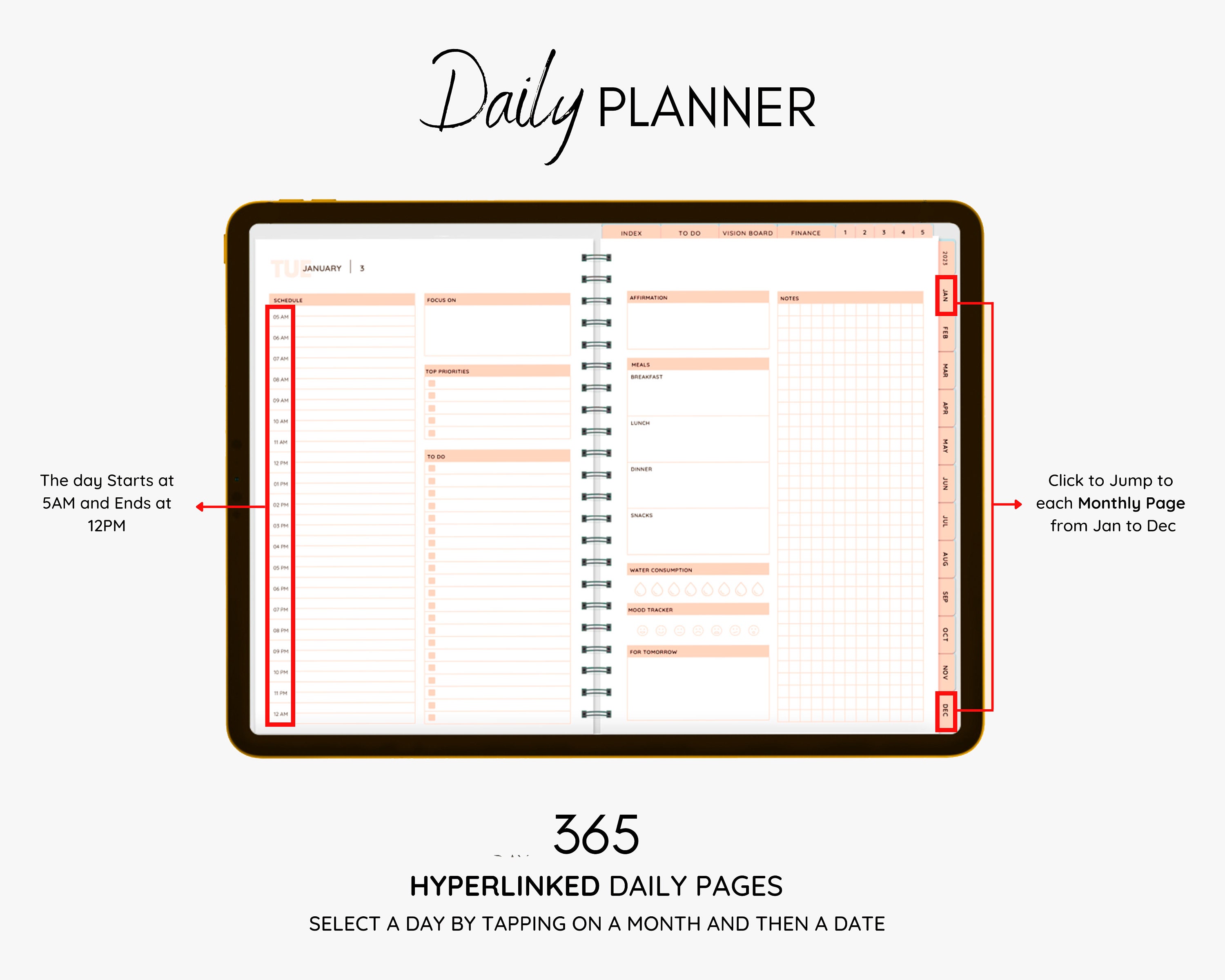 Digital Planner 2023 Goodnotes Planner Digital Planner - Etsy